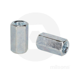 COUPLING NUT M8X25 ZP | Milsons