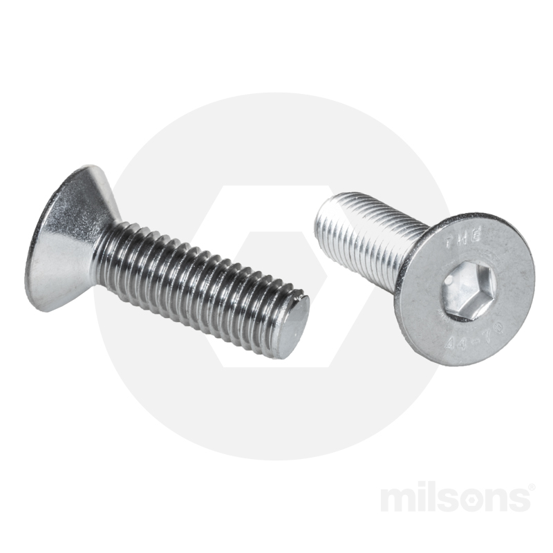 FLAT HEAD SOCKET SCREW SS316 M16x100 | Milsons