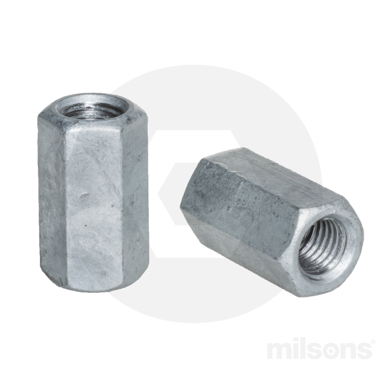 COUPLING NUT M8x25 GALV | Milsons