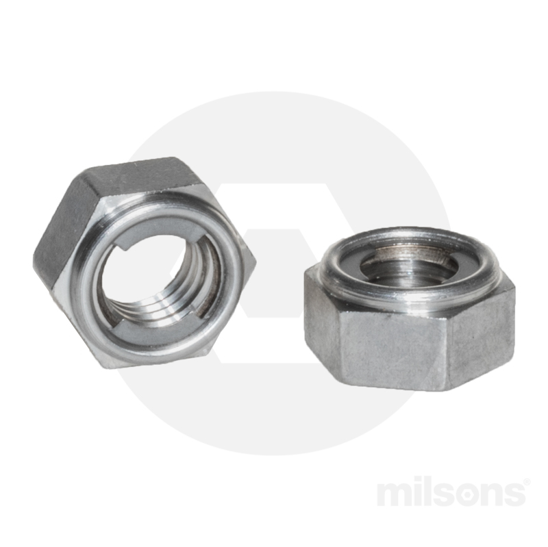 STAINLESS STEEL FUJI LOCK NUT SS304 M10 | Milsons