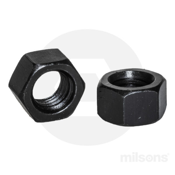HEX NUT GR5 UNF 1/4 BLACK | Milsons