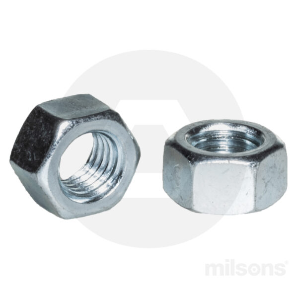 HEX NUT GR8 UNC 1-1/8 ZINC | Milsons