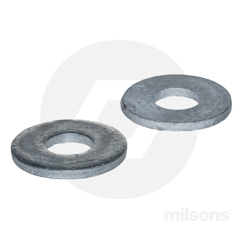 HEAVY WASHER M10x25x3 GALV | Milsons