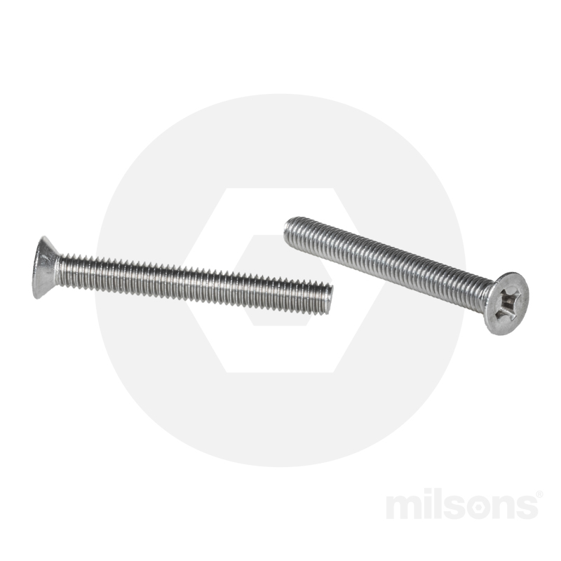 MACH SCREW CSK PH SS304 M4x40 | Milsons