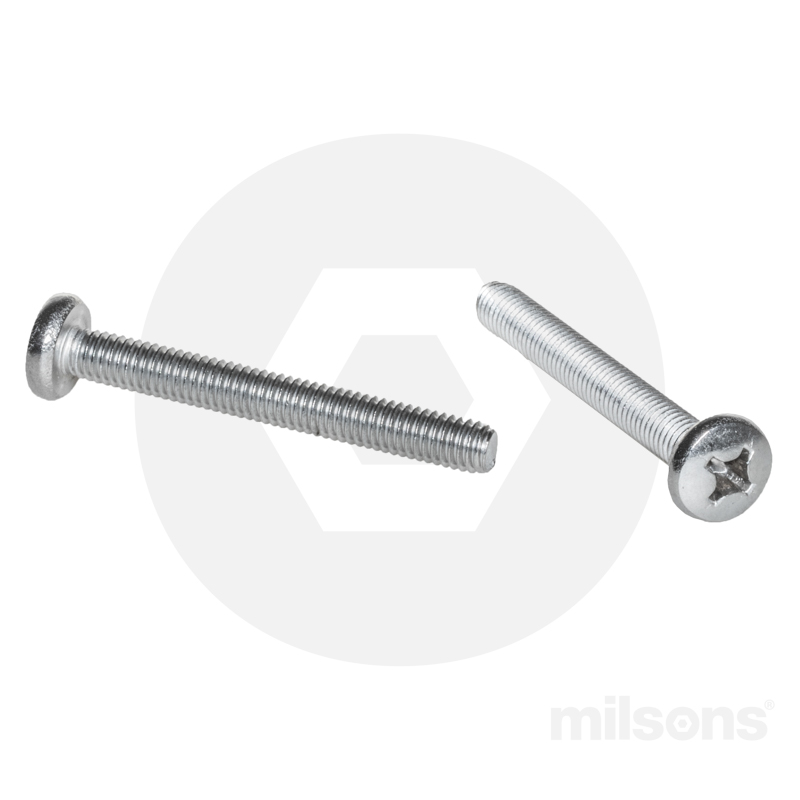 MACH SCREW PAN PH SS304 M4x8 | Milsons