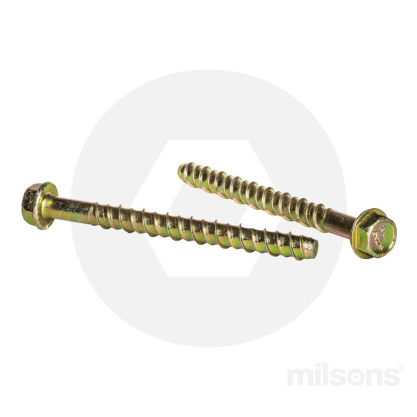 HEX FLANGED SCREW BOLT 6x30 YZP | Milsons