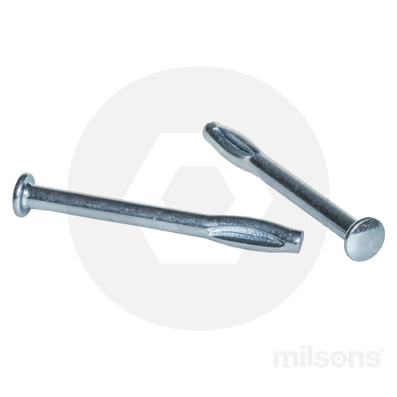 SPLIT DRIVE ANCHOR MUSH M6.5x38 ZINC | Milsons