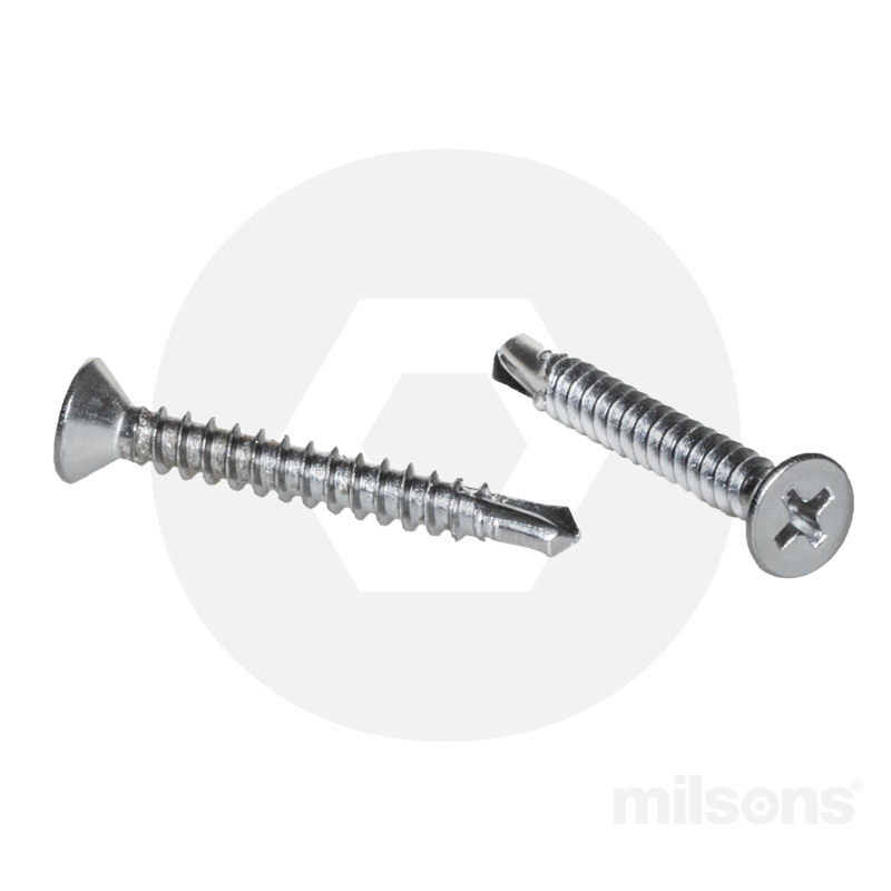 SELF DRILL SCREW CSK PH SS410 10Gx1 | Milsons