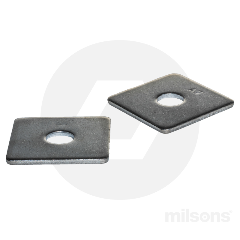 SQUARE WASHER SS316 20X50X50X3 | Milsons