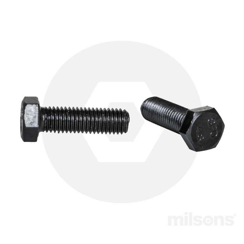 SET SCREW MILD STEEL M20x40 BLACK | Milsons