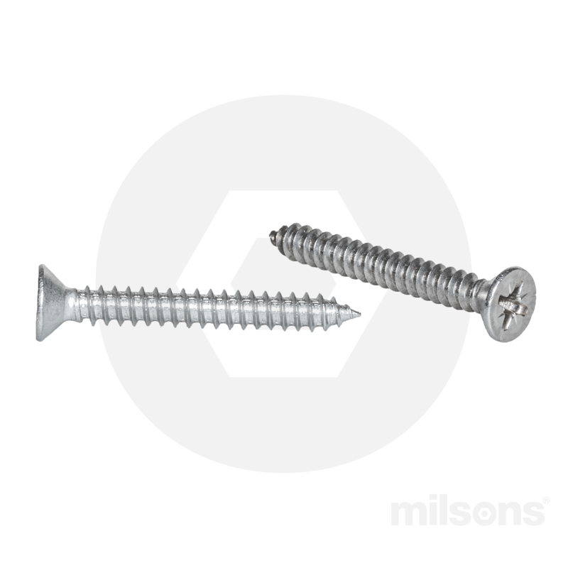 SELF TAP CSK PZ SS316 10Gx1 | Milsons