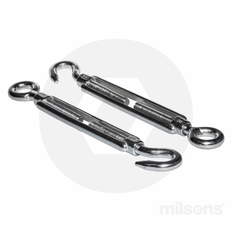 TURNBUCKLE HOOK&EYE SS316 M5 | Milsons