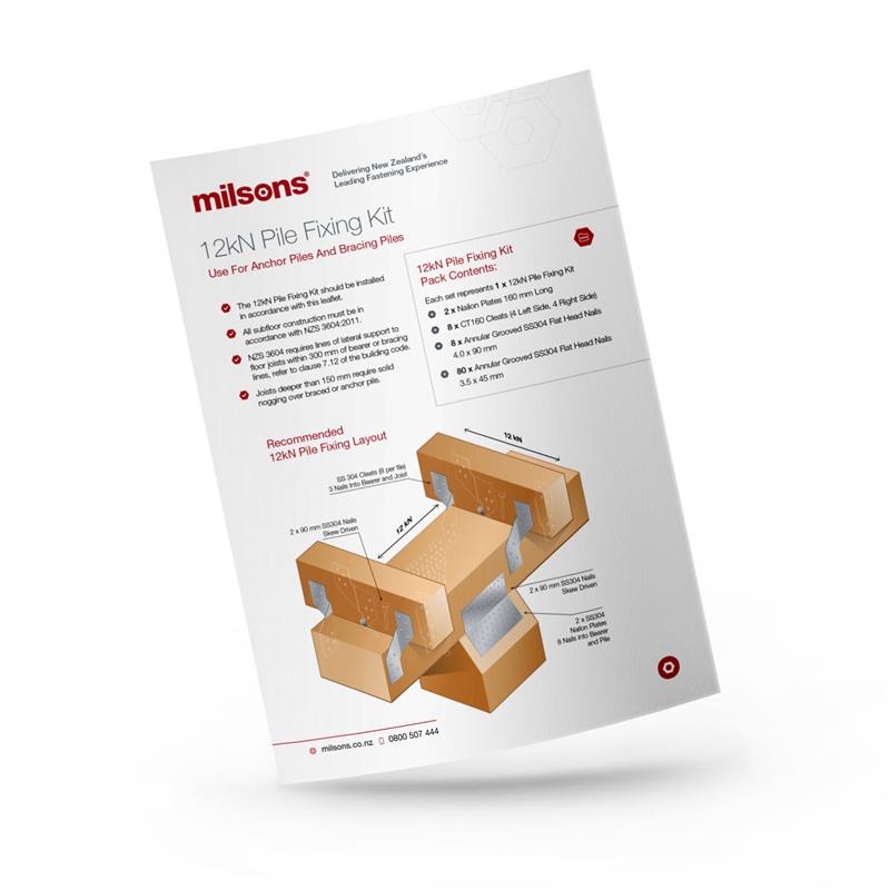 12kN Pile Fixing Kit | Milsons